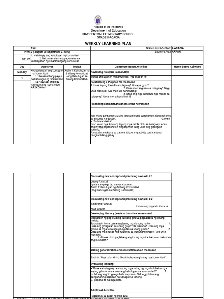 2022-2023 Arpan WLP Q1 | PDF
