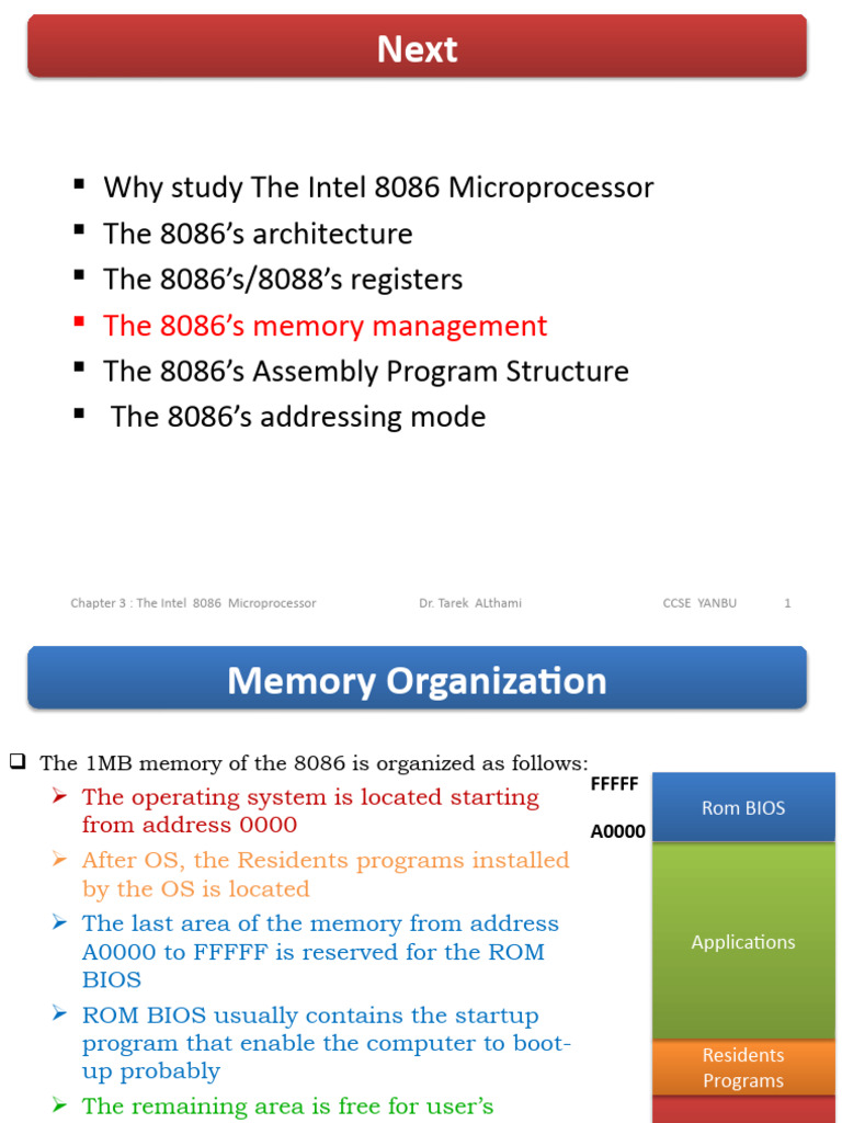 2 - 8086 Memory Management | PDF | Computer Data | Computing