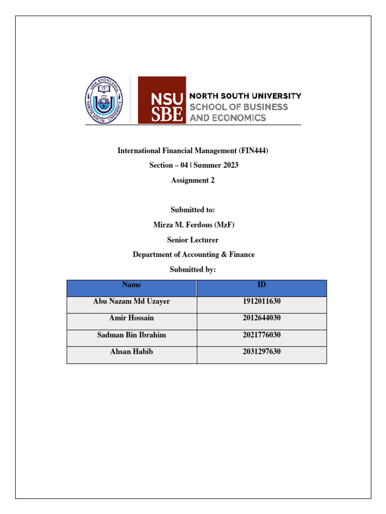 Assignment 2 - Final | PDF