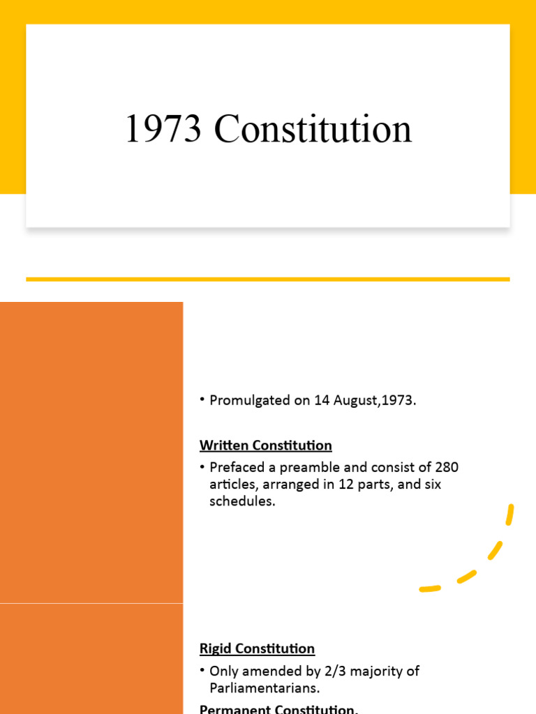 1973 Constitution | PDF