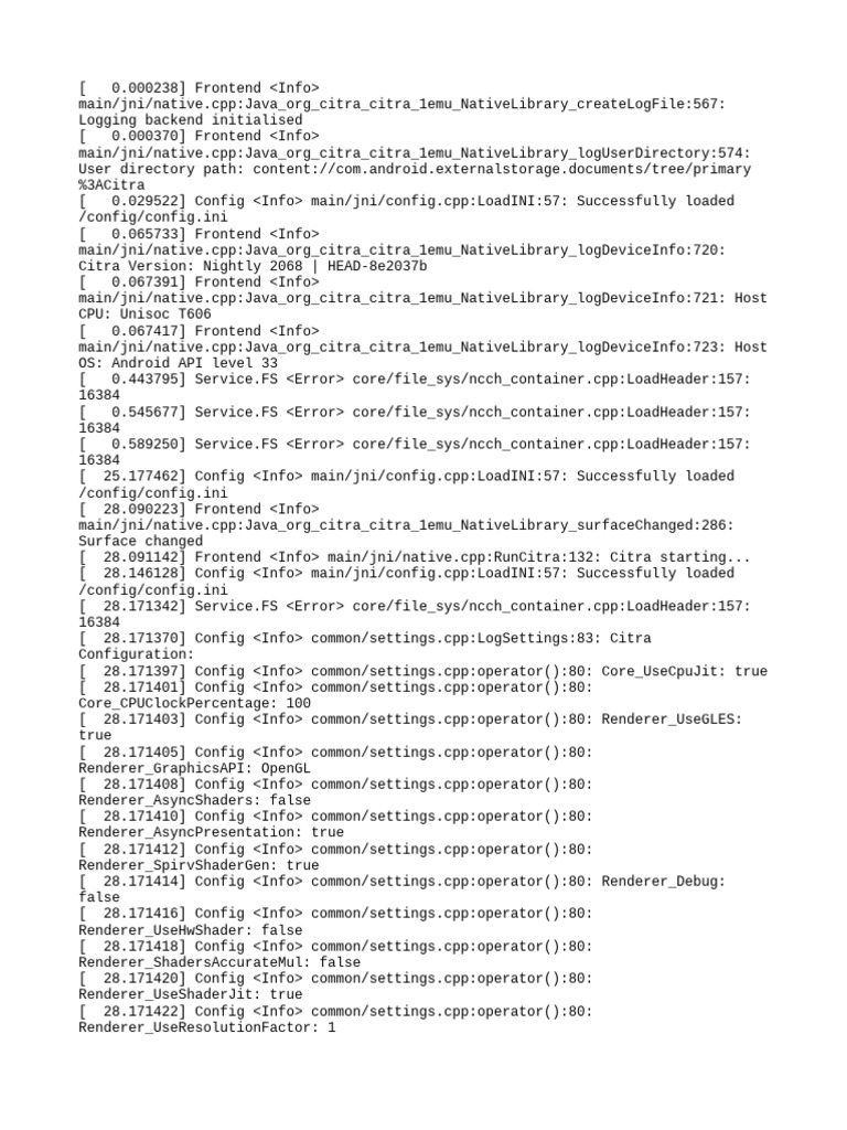 citra_log.txt.old | PDF | Computer Engineering | Computing