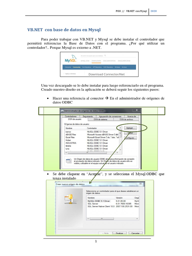 BDatos en Mysql - 2020 | PDF
