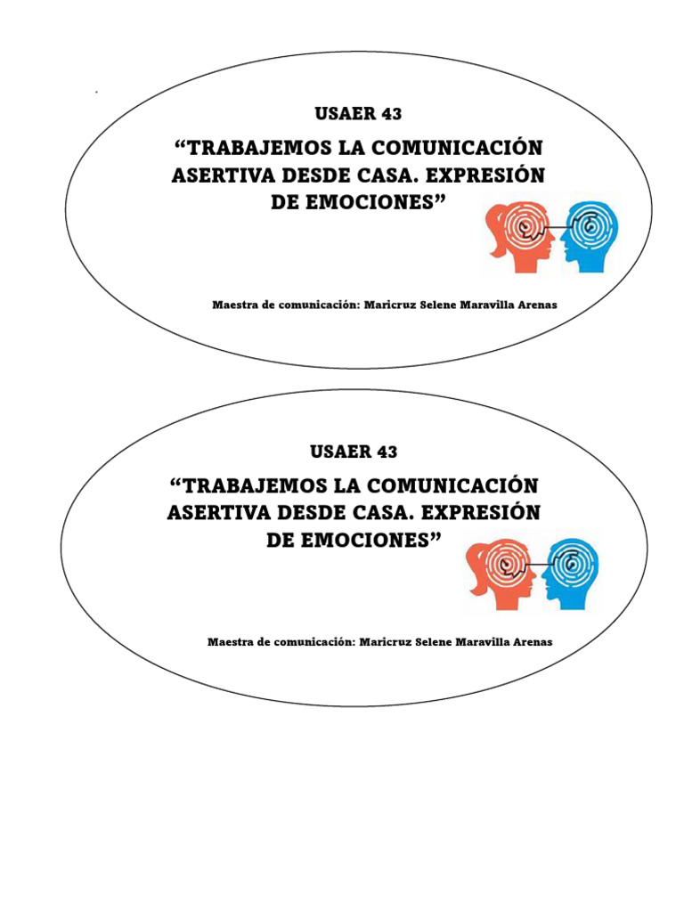 Comunicación Asertiva en la Familia | PDF