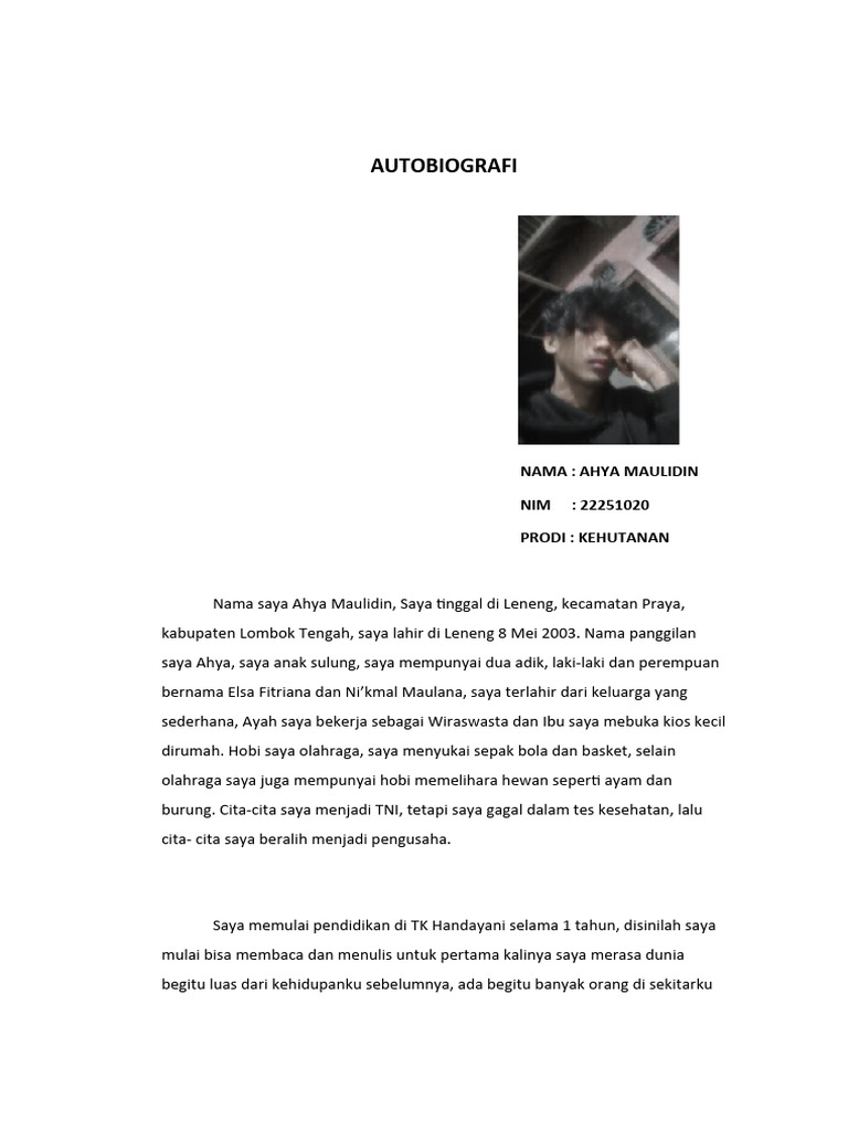 AUTOBIOGRAFI | PDF | Kesehatan Holistik