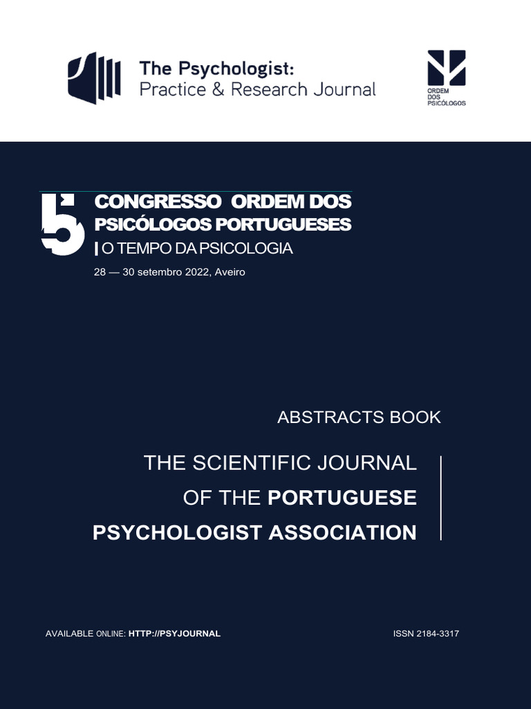 Livro Do Congresso OPP 2022 | PDF | Psicologia | Terapia cognitiva comportamental