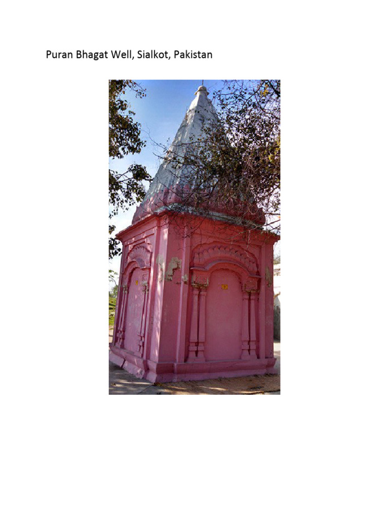 Puran Bhagat Well, Sialkot, Pakistan | PDF