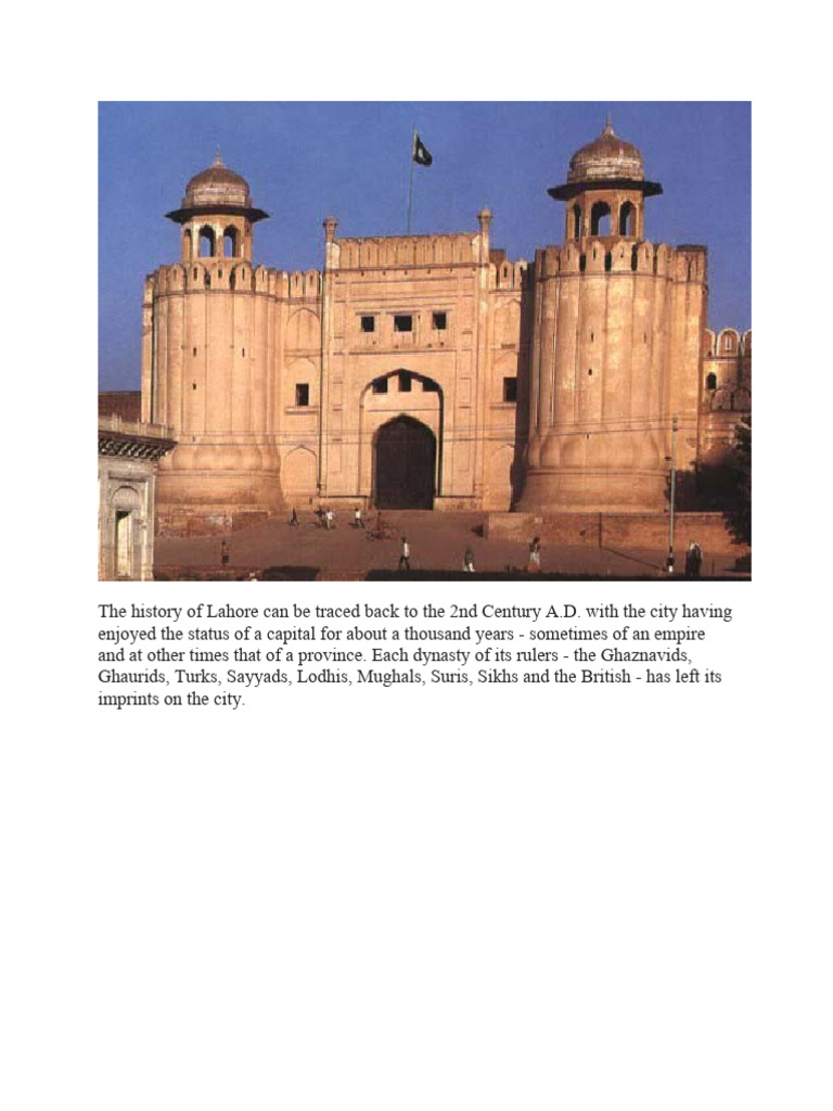 Lahore Fort | PDF