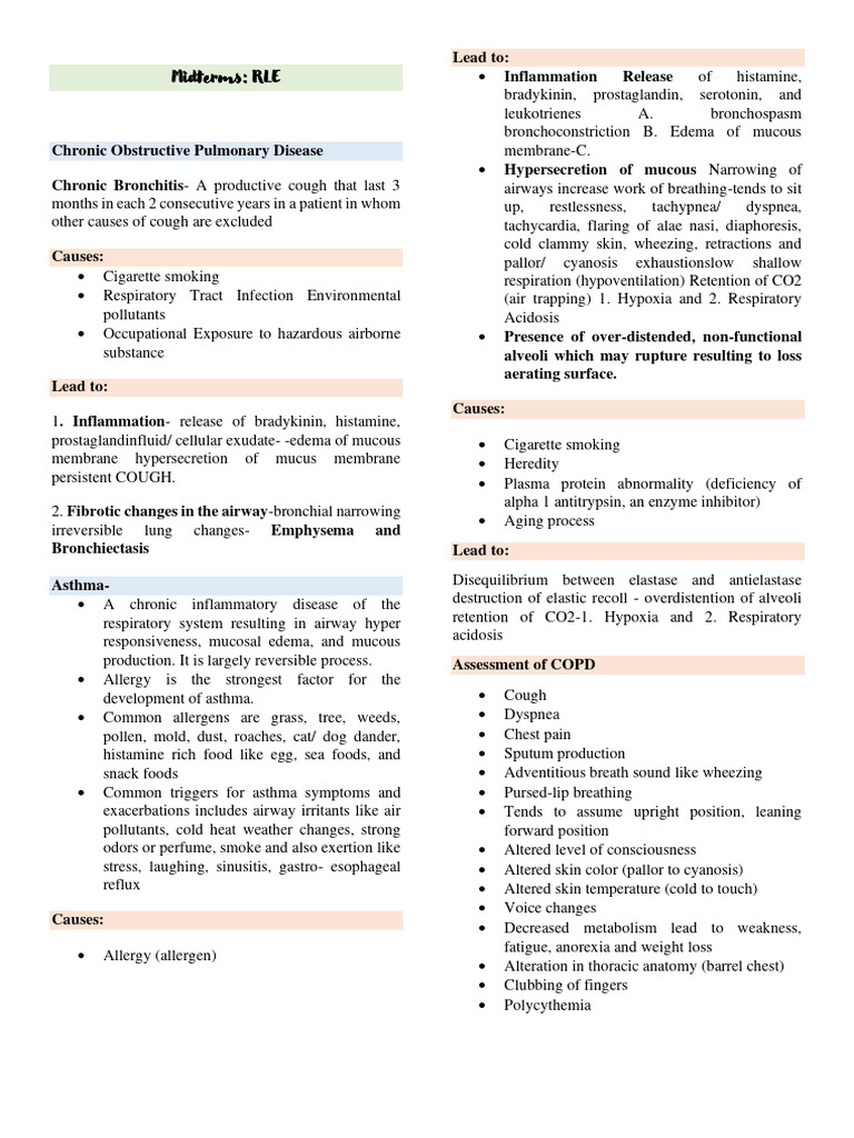 Midterms RLE | PDF | Edema | Dehydration