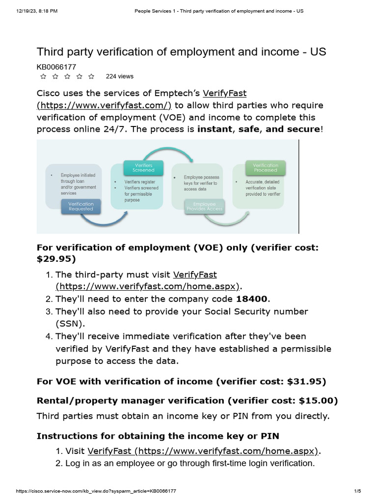 People Services 1 - Third Party Verification of Employment and Income ...