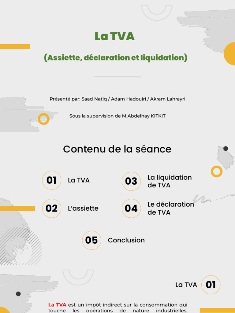 Tva 1 | PDF | Taxe sur la valeur ajoutée | Facture