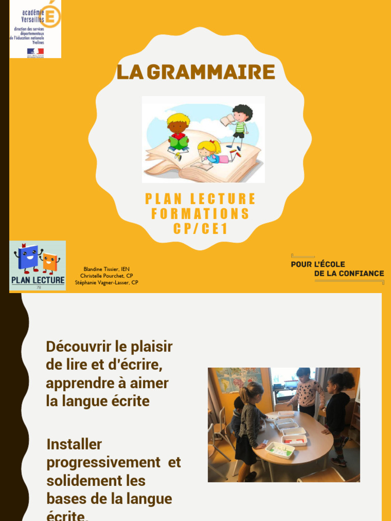 Grammaire Orthographe CP CE1 2021 | PDF