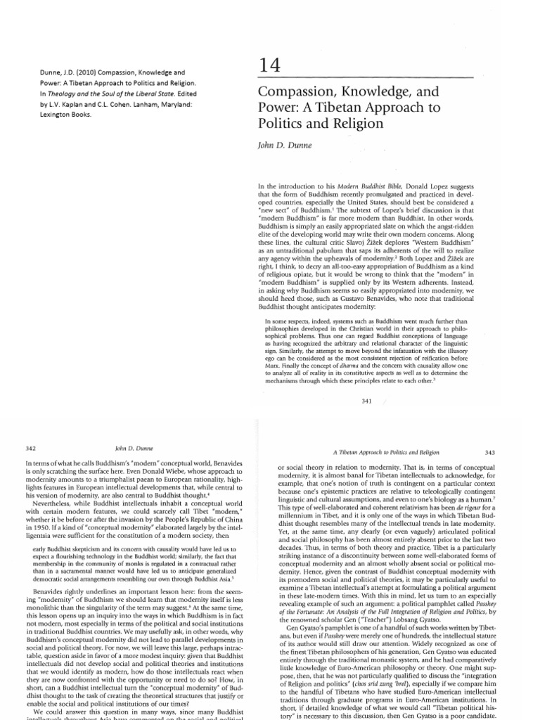 Dunne Compassion Knowledge&Power | PDF | Social Science | Philosophy