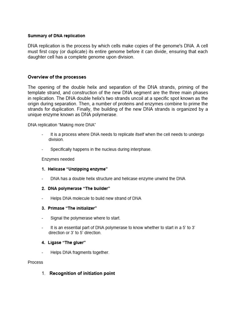 DNA Replication | PDF | Dna Replication | Dna