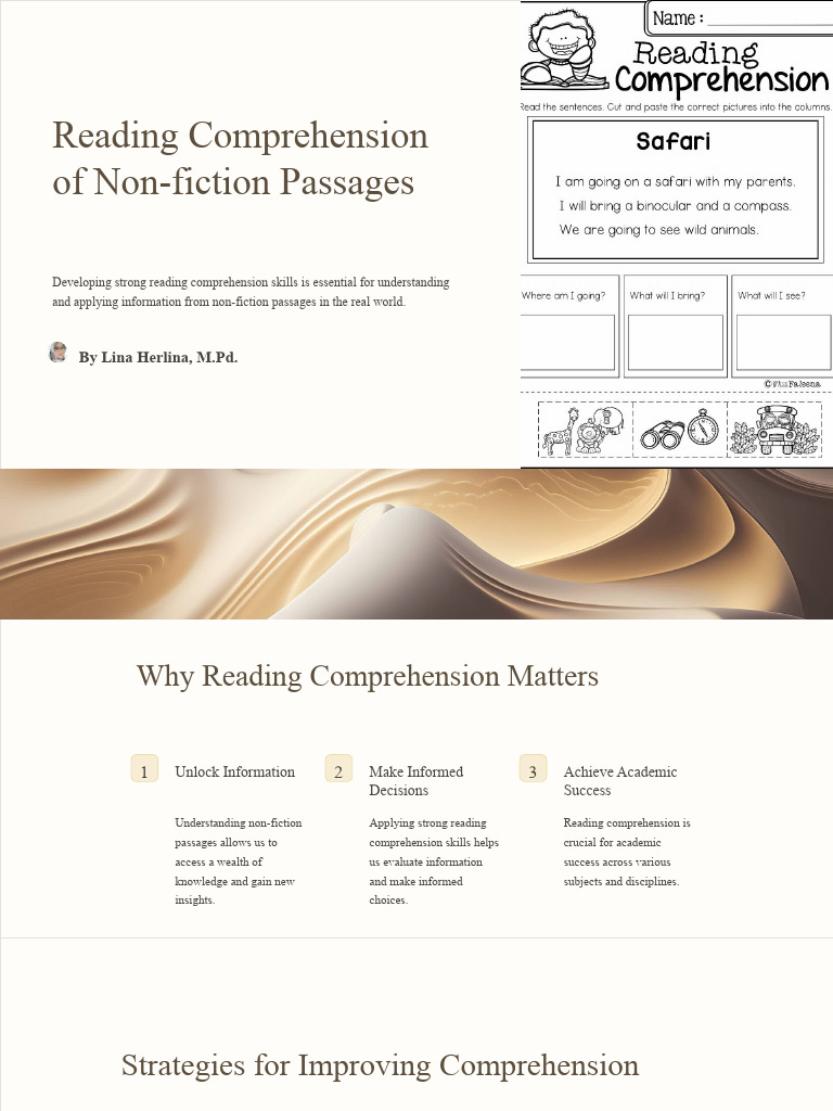 Session 6 - Reading-Comprehension-of-Non-fiction-Passages | PDF ...