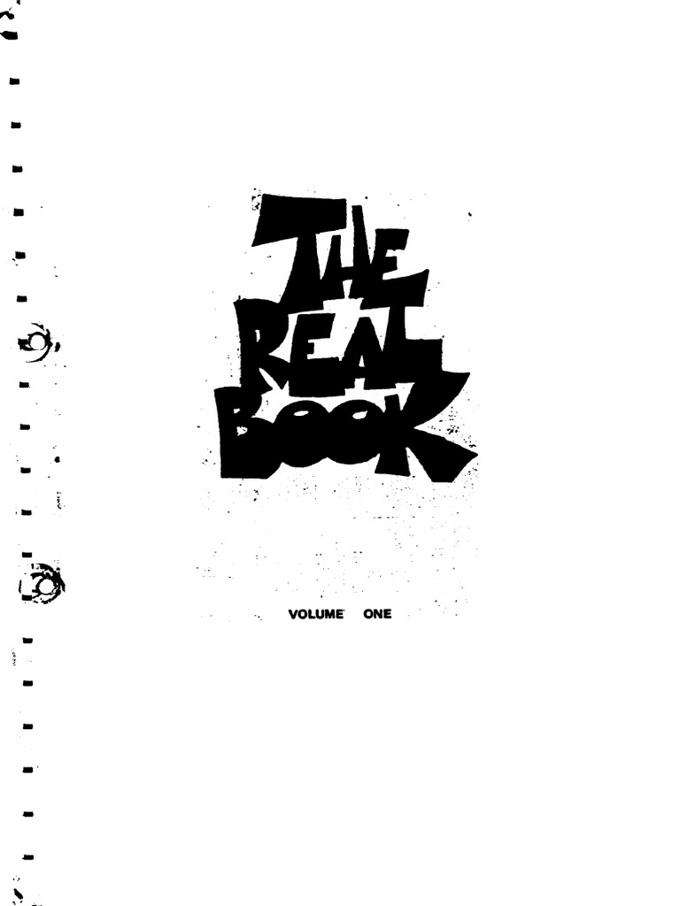 Real Book Volume PDF | PDF
