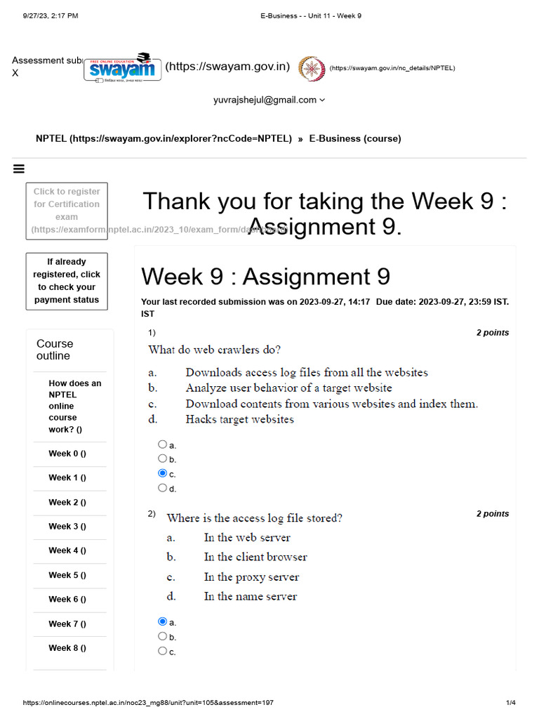 E-Business - Unit 11 - Week 9 | PDF | Computing | Cyberspace