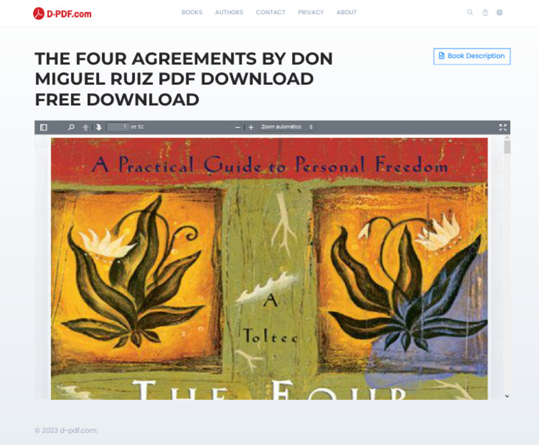 The Four Agreements by Don Miguel Ruiz PDF PDF | PDF