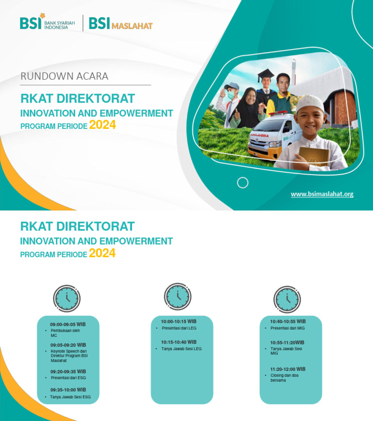 RUNDOWN ACARA RKAT 2024 | PDF
