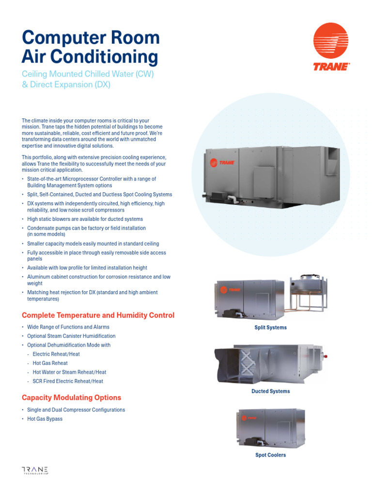 Computer Room Air Conditioning and Handling PDF | PDF