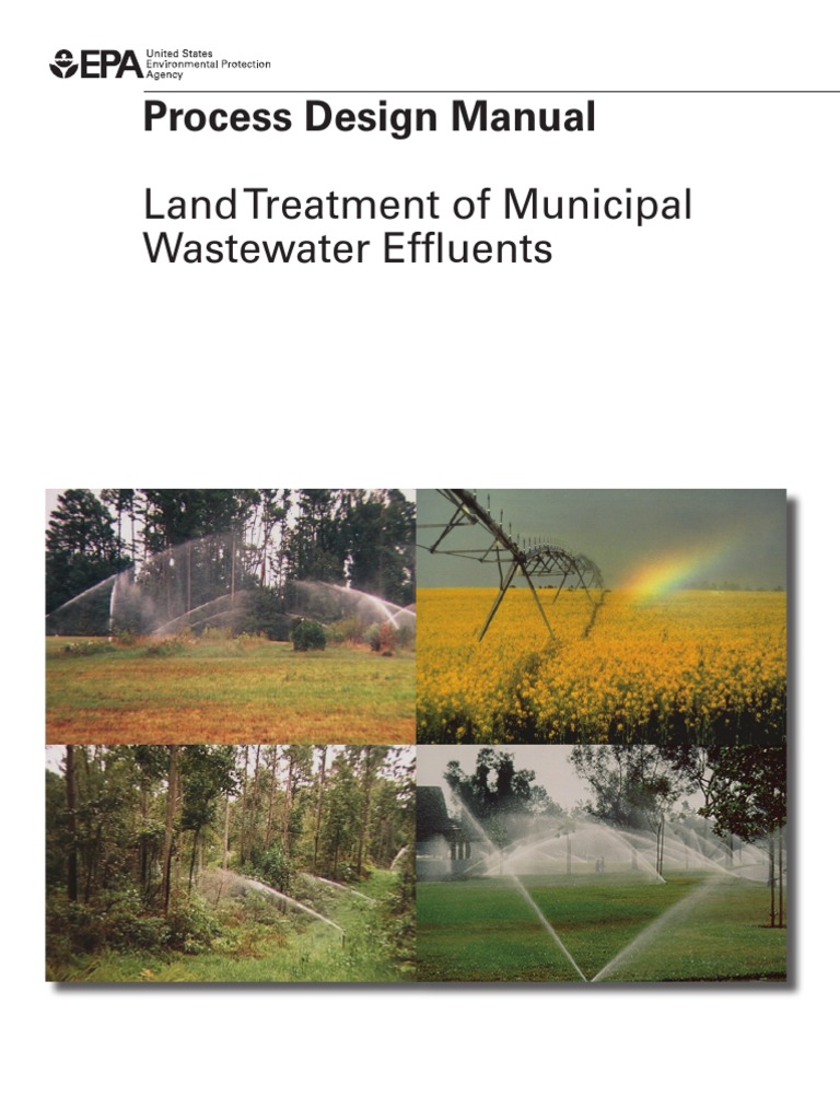 Land Treatment of Municipal Wastewater Effluents: A Comprehensive Guide ...
