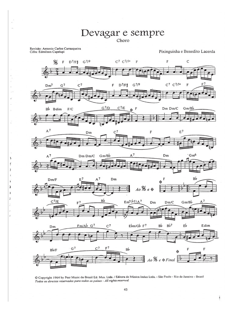 Devagar e Sempre | PDF