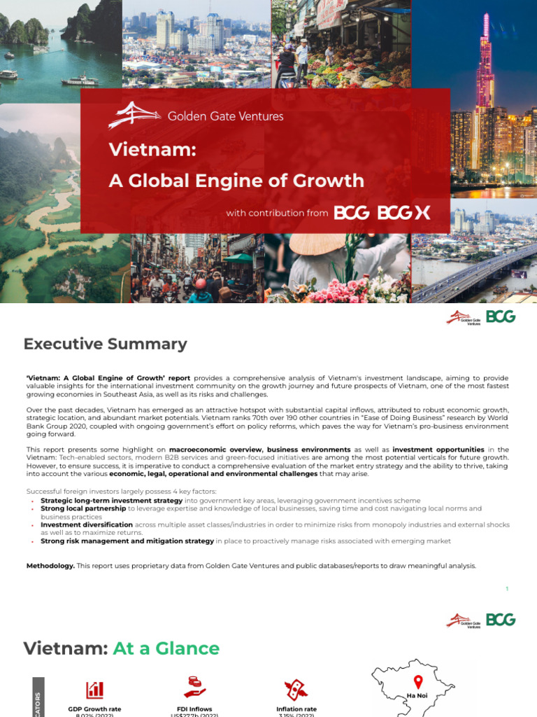 Vietnam A Global Engine of Growth A Report by Golden Gate Ventures and ...