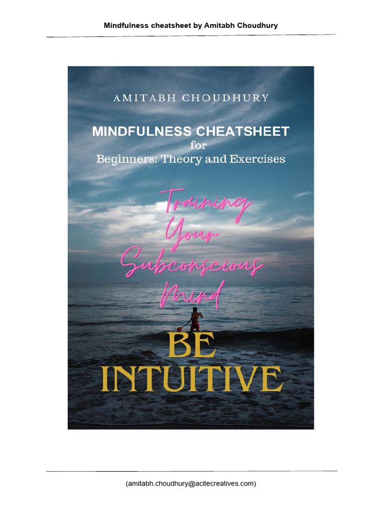Mindfulness Cheatsheet Overview | PDF | Mindfulness | Meditation