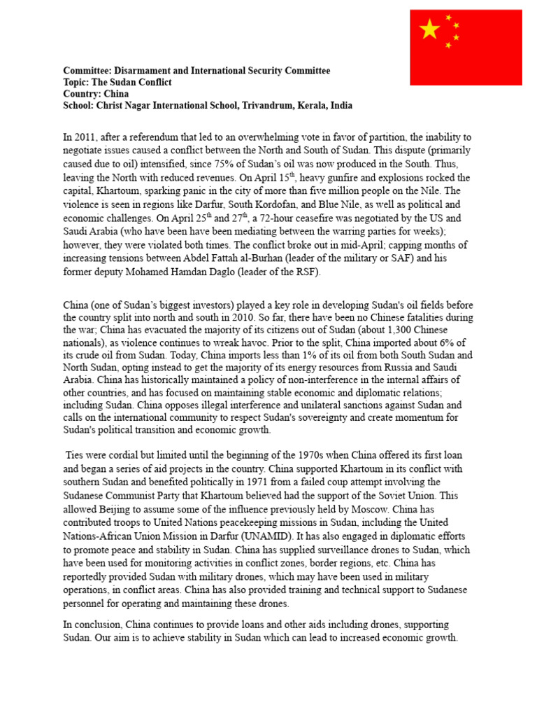 Position Paper (China) | PDF