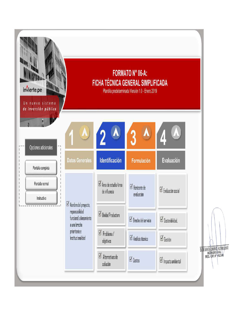 Ficha Tecnica Simplificada | PDF