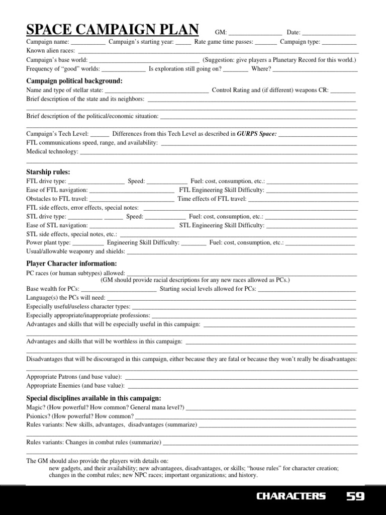 Campaign, Space | PDF