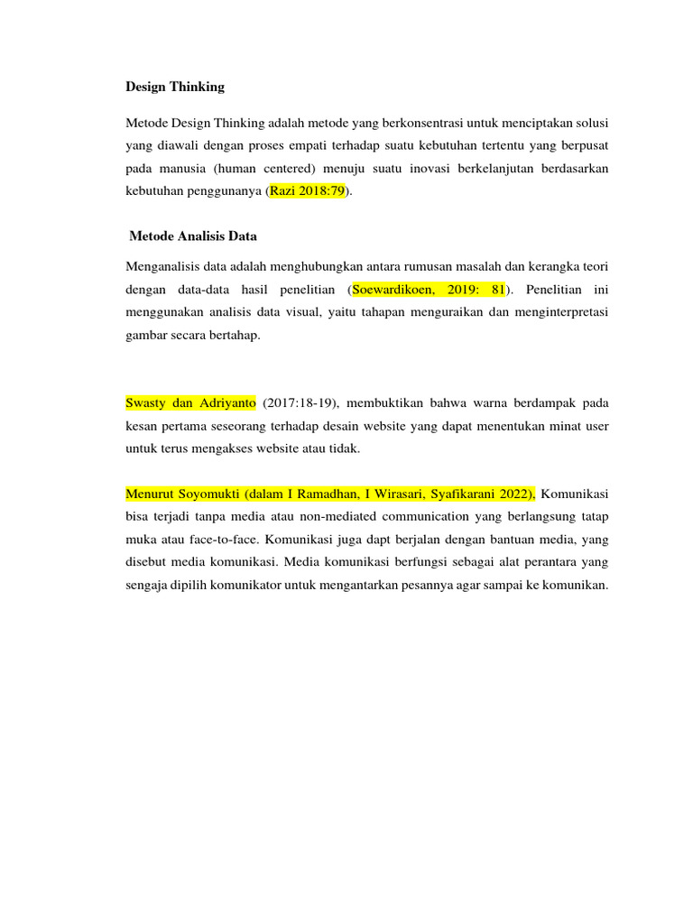 Contoh Sitasi PDF | PDF