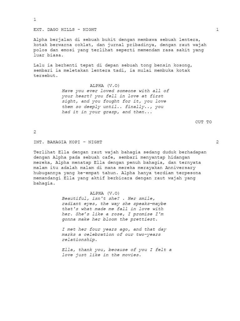 VO Alpha Draft 1 PDF | PDF | Puisi