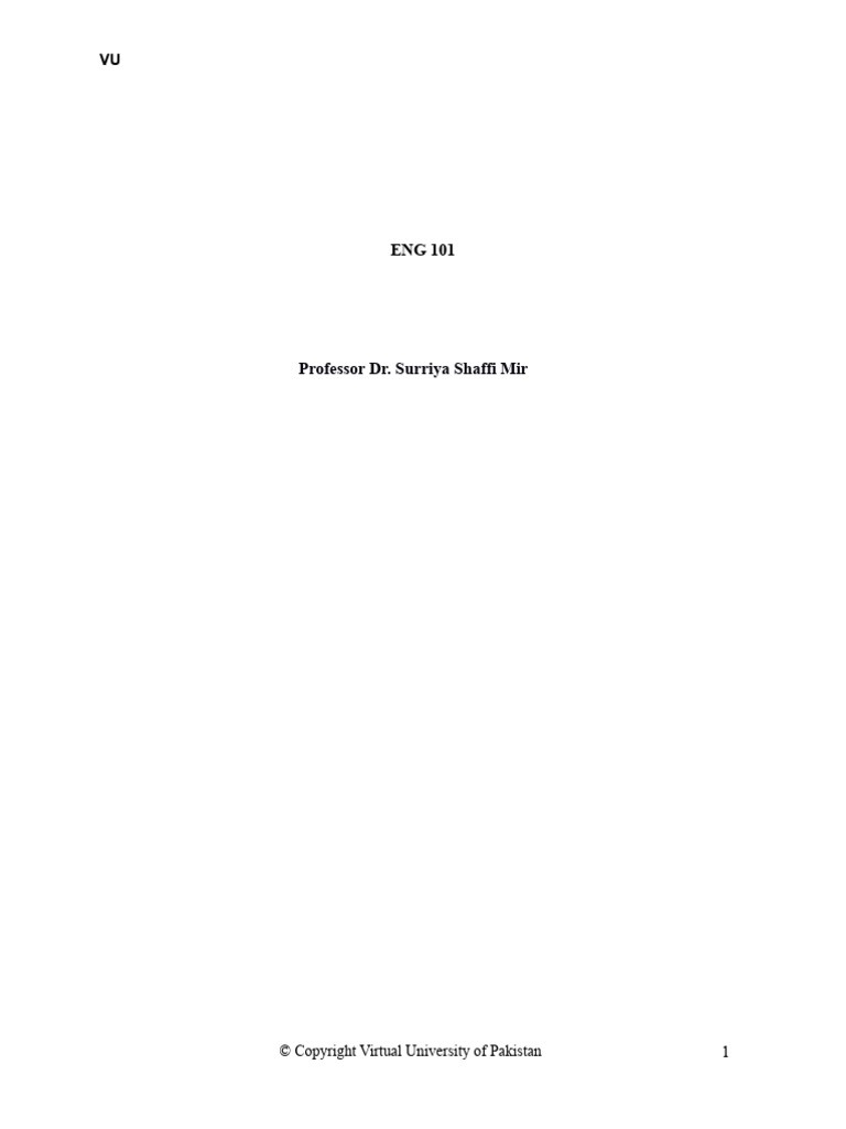 Eng101 Handouts | PDF | Computer Program | Programming