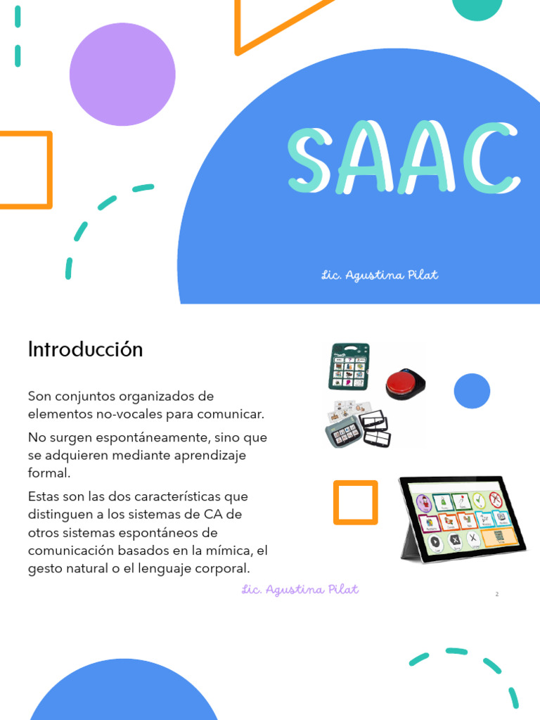 SAAC | PDF | Comunicación | Lenguaje de señas