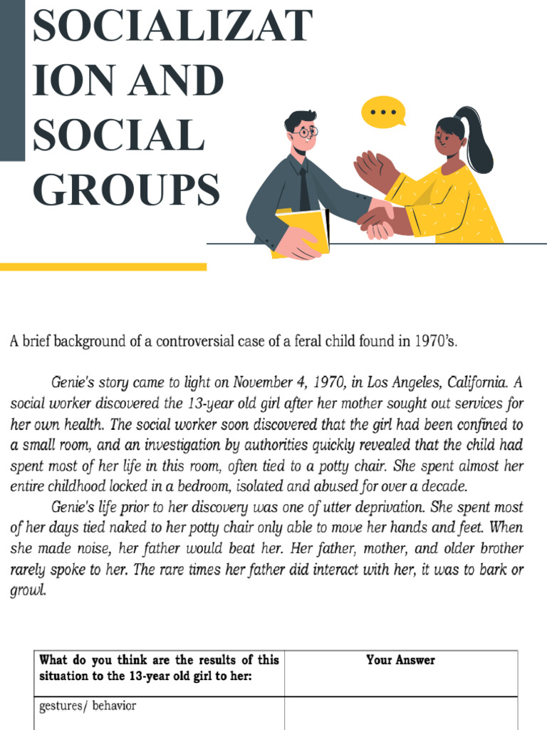 Socialization and Social Groups | Download Free PDF | Socialization ...
