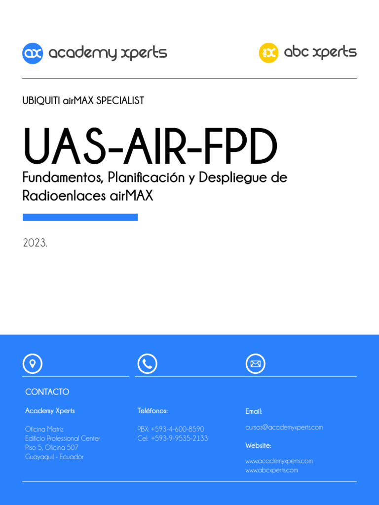 Uas Air FPD Uas Air CPM | PDF | Antena (Radio) | Inalámbrico