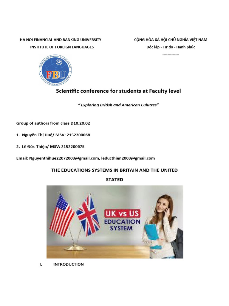 Bài Hội Thảo KHSV D10.20 | PDF | Academic Degree | College