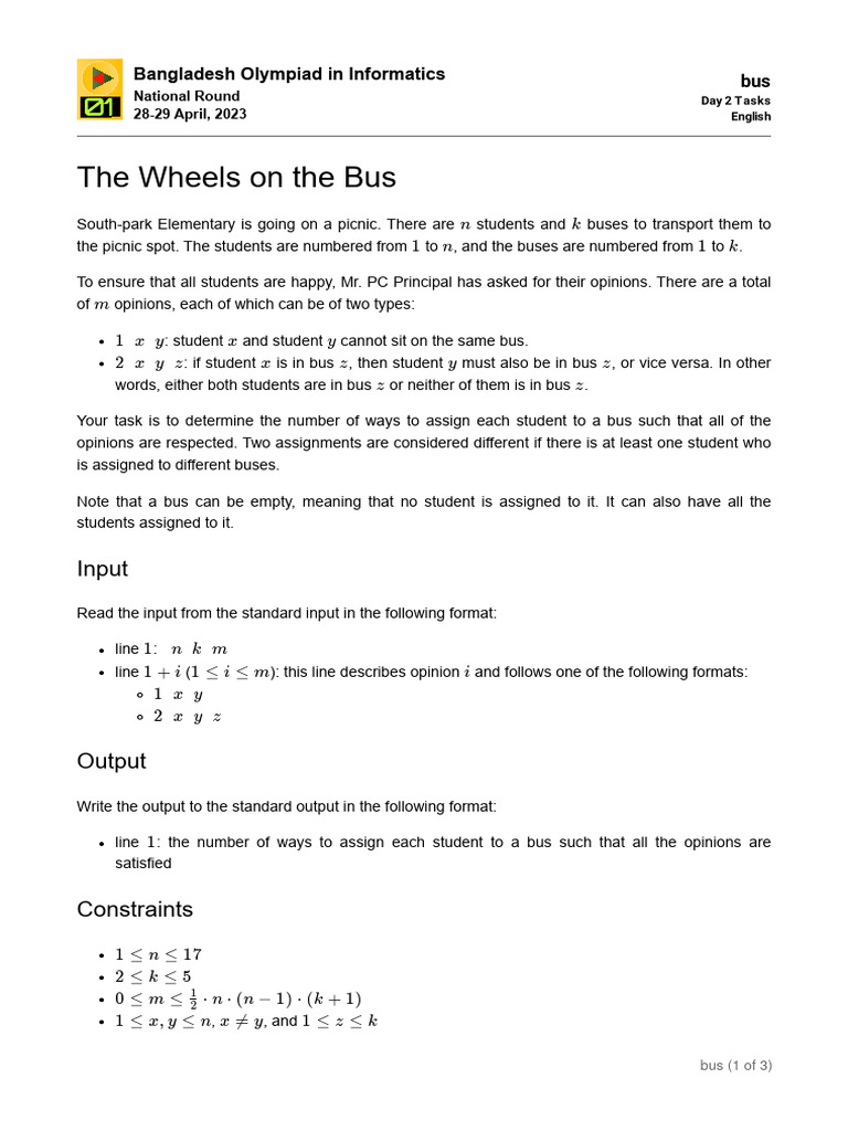Bus (En) | PDF | Computer Science | Applied Mathematics
