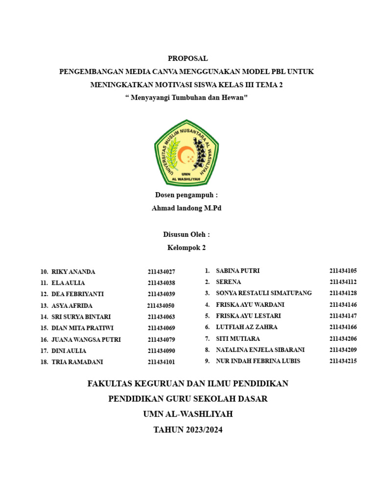 Proposal Media Canva Kel 2 | PDF