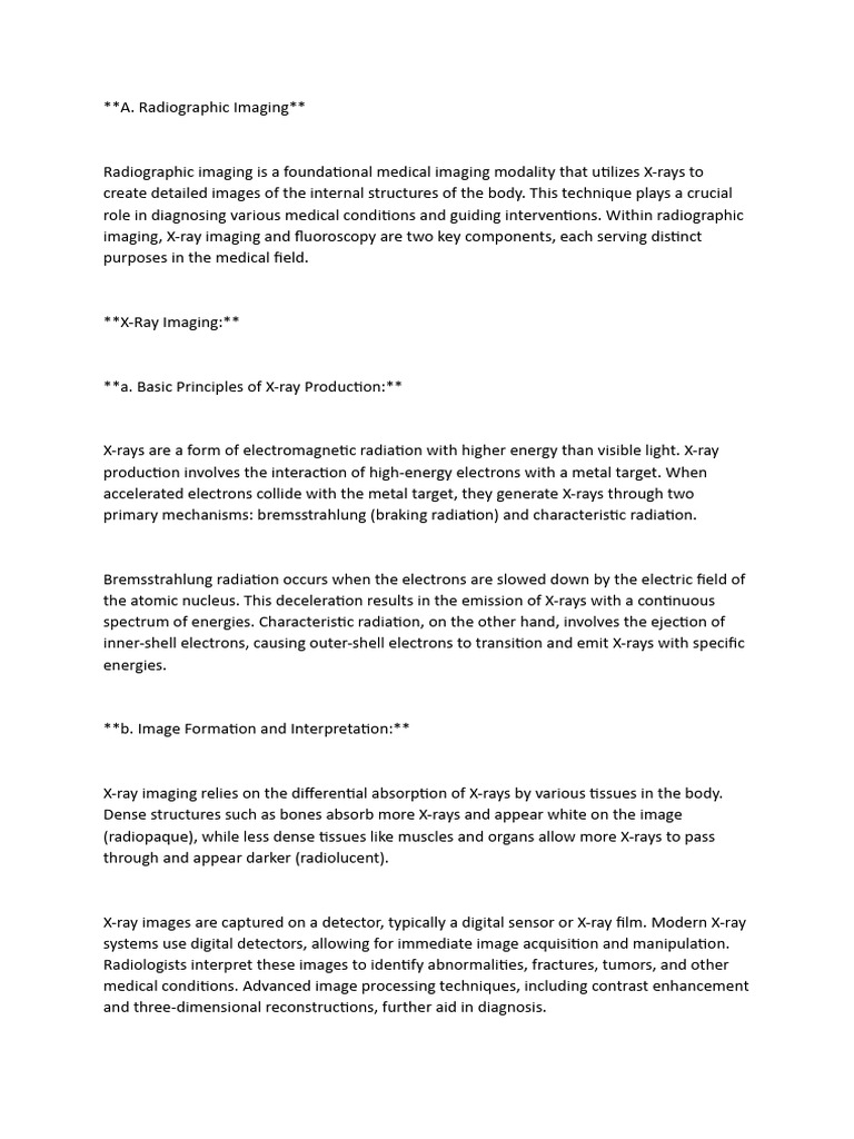 Diagnostic Medical Imaging | PDF | Medical Imaging | Radiology