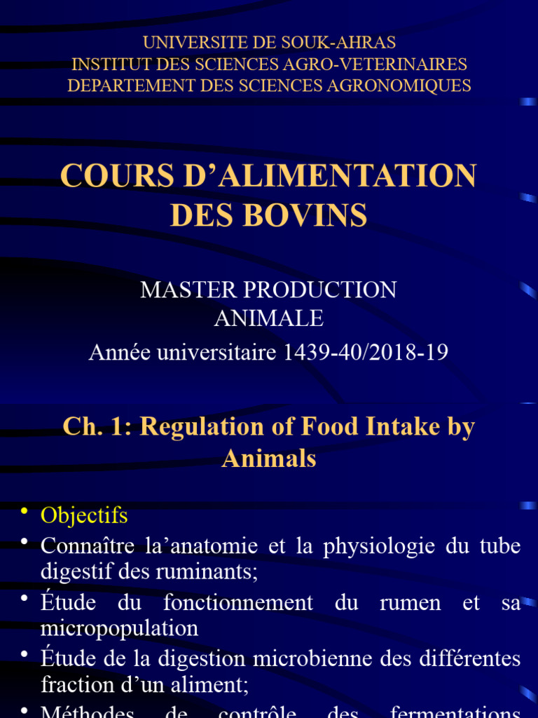 Chapitre 3. Microbial Digestion in Ruminants 2 | PDF