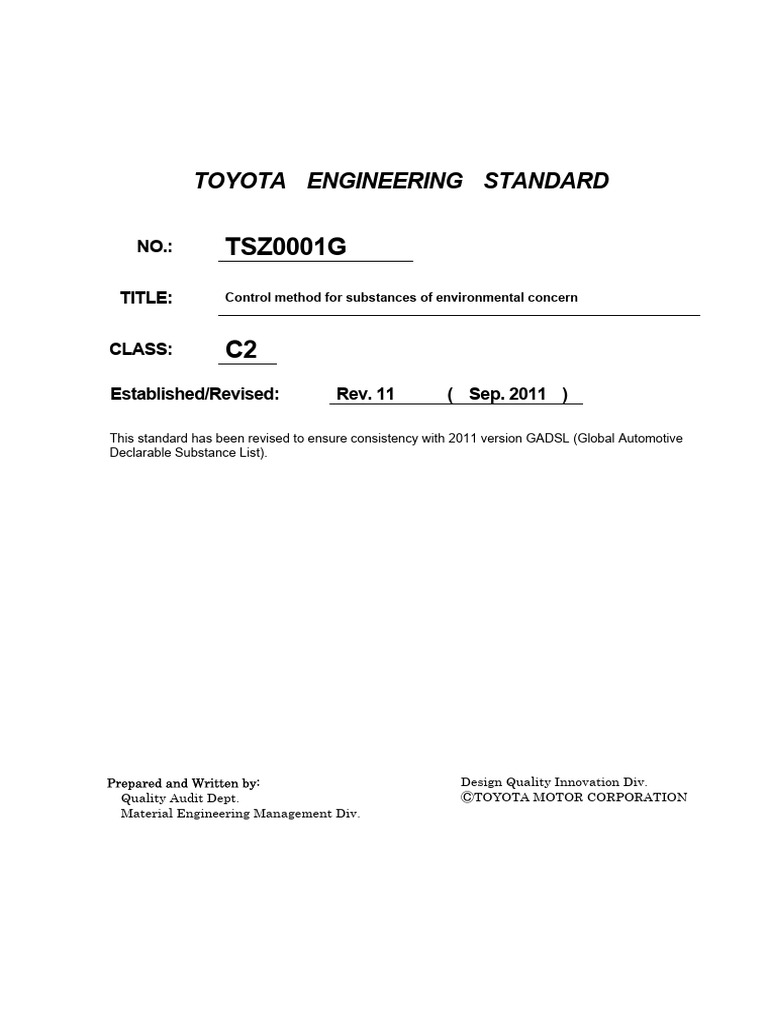 TSZ0001G 11 P 1 | PDF