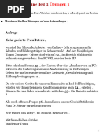 Telc B1 - E-Mail Schreiben | PDF