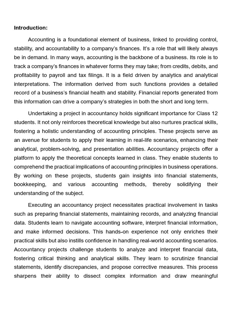 Acc Project 2023-24 - For Students Accounting Ratio and Commparative ...