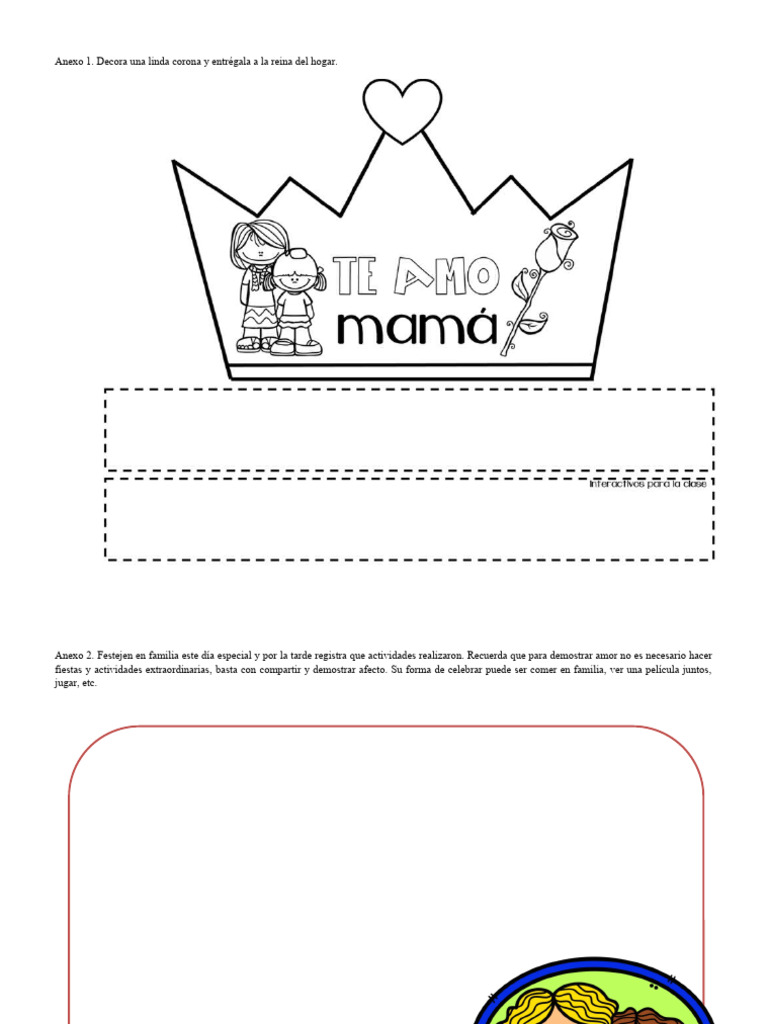 Cuadernillo de Trabajo (Dia de Las Madres) | PDF | Relaciones ...