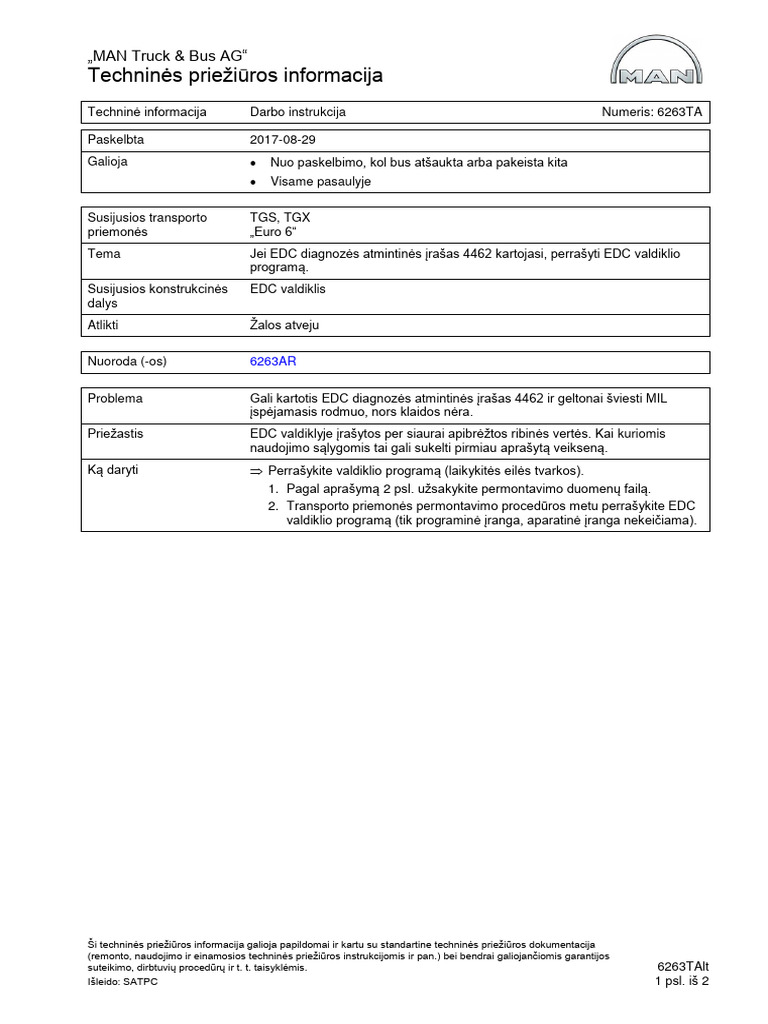 6263TALT - PDF EDC 4462 MIL NOx EDC Flashinimas | PDF