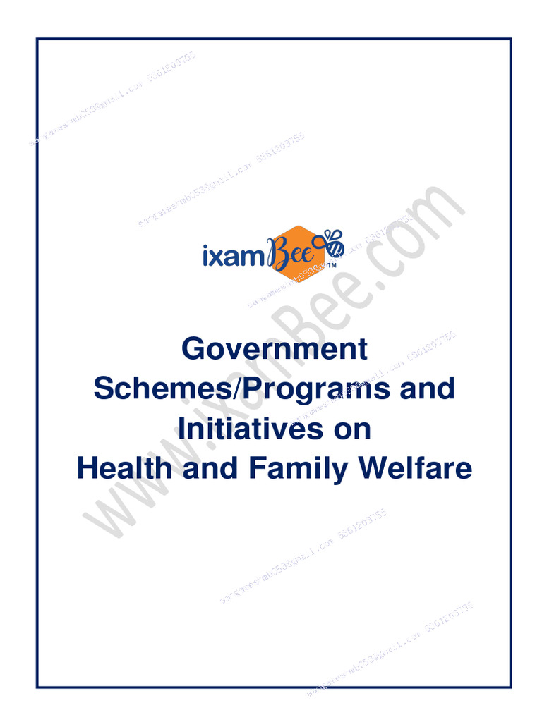 Government Schemes Health | Download Free PDF | Total Fertility Rate ...