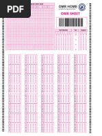 OMR Sheet for 200 Questions PDF | PDF