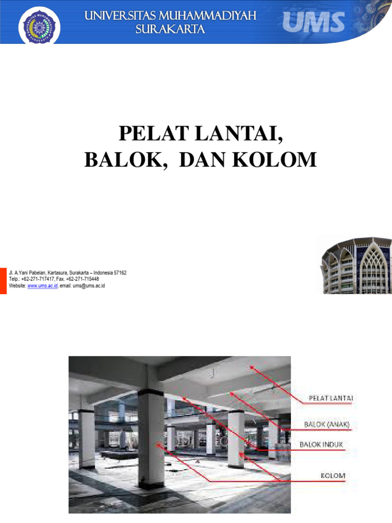 4th - Plat-Balok-Kolom | PDF