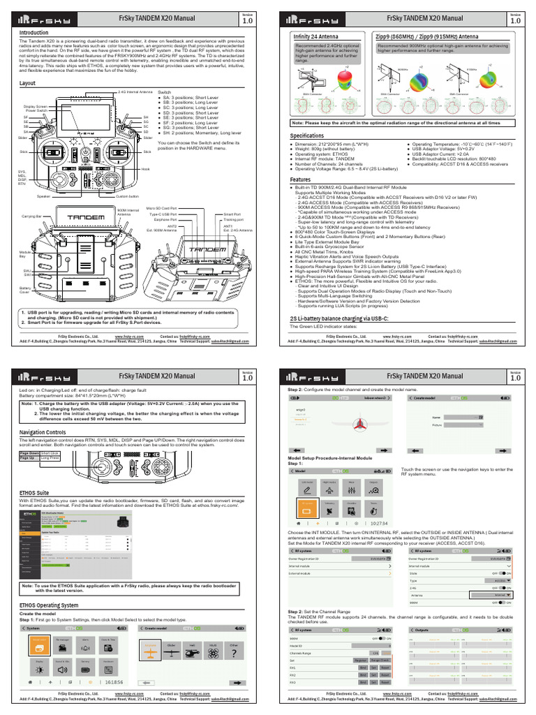 TANDEM X20 Manual | PDF | Radio | Usb